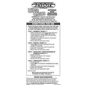 Zydot Ultra Clean Detox Shampoo Kit for Detoxing, Clear And Cleanse Your Hair follicle. Near Instant Cleansing, Toxin Removal And Detox Of Hair Follicle