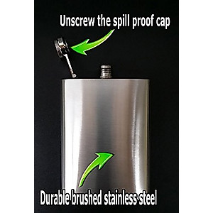 Vintage Retro Frog Playing Guitar Flask S1 Stainless Steel 8oz Hip Silver Alcohol Whiskey Drinking Brandy Rum