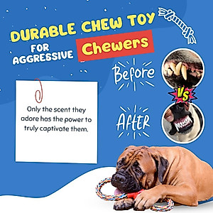 Dog Toys for Aggressive Chewers Keep Your Pet Busy Indestructible Tough Dog Toys with 12 Pieces Interactive Dog Rope Toys for Playing Teething Chew Toys for Boredom