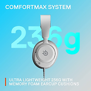 SteelSeries Arctis Nova 1P Multi-System Gaming Headset— PS5/PS4, PC, Xbox, Switch - White