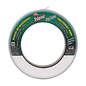 Berkley Trilene® Big Game™ Monofilament Leaders, Clear, 60lb | 27.2kg, 55yd | 50m Fishing Line, Suitable for Saltwater Environments