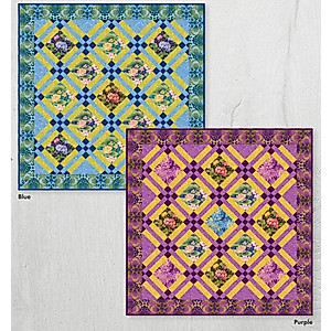 Kanvas by Benartex Flower Festival 2 Damask Black, Fabric by The Yard