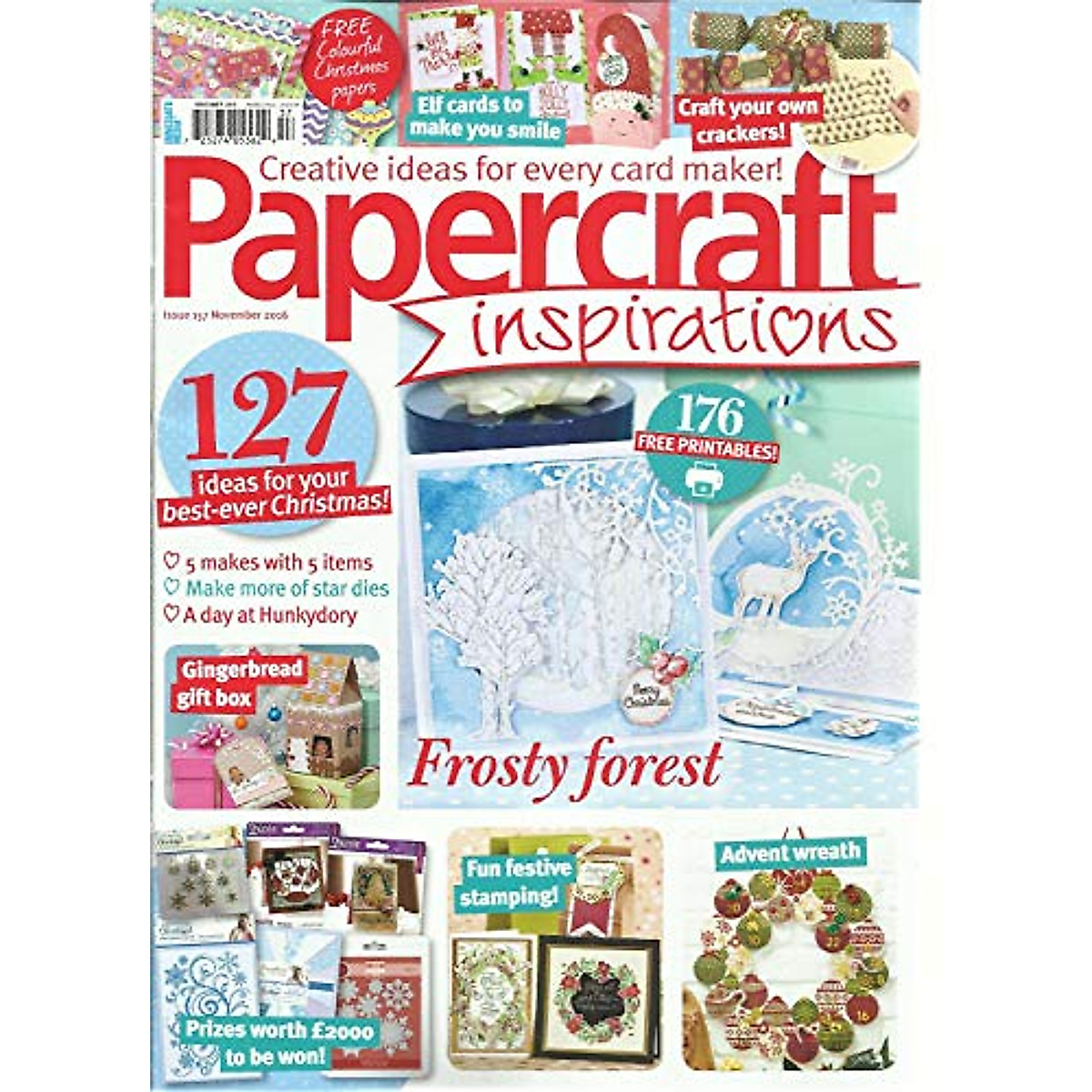 PAPER CRAFT INSPIRATIONS, NOVEMBER, 2016 ISSUE, 157 (CREATIVE IDEAS FOR EVERY