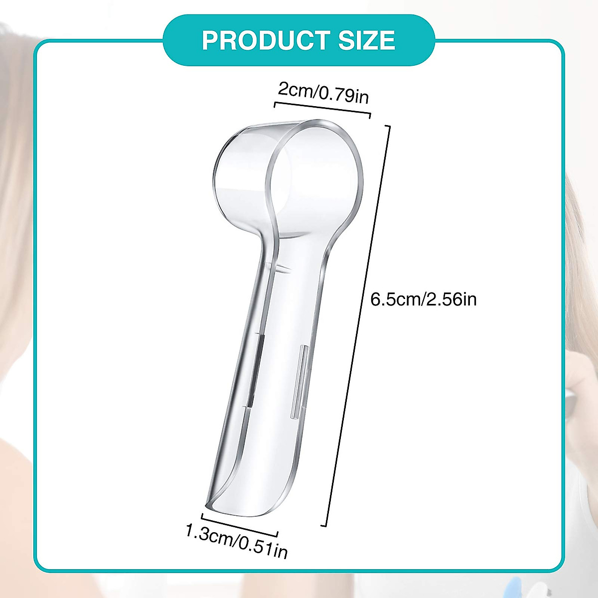 Electric Toothbrush Cover Brush Head Protection Cover Reusable Electric Toothbrush Heads Cover Replacement Brush Heads Cover Caps to Keep Dust Away for Travel, Camping, Family(12 Pieces)