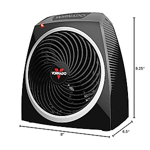 Vornado VH5 Personal Vortex Space Heater , Black