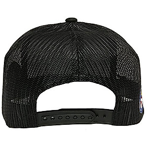 Capsnmore El Chapo Guzman Sinaloa Logo Federal 3 Logos Hat Black Mesh Snapback