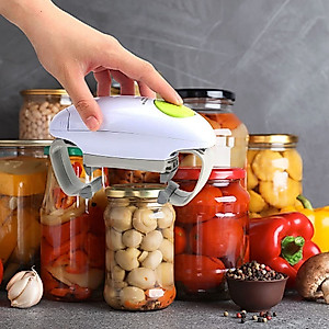Electric Jar Opener for Weak Hands, one touch automatic deluxe jar opener for seniors with arthritis, chef, Hand Injury and children, for all kinds of Jars