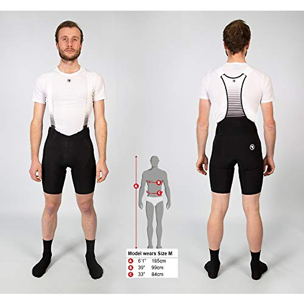 Endura Men's Pro SL Cycling Bibshort Medium Pad Black, Large