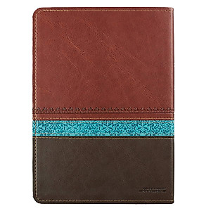 KJV Life Application Study Bible, Second Edition, Large Print (Red Letter, LeatherLike, Blue/Brown/Tan)