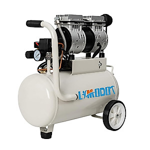 Limodot Air Compressor, Ultra Quiet Air Compressor, Only 68dB, 6 Gallon Durable Steel Air Tank, Fill In 80s, Fast 25s Recovery, Oil-Free, Ideal For Shop, Garage, Car, Pneumatic Tools