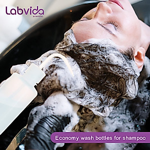 Labvida New Released Thick Wall 250ml Squeeze Bottle Set 2pcs- Laboratory Grade Durable Wash Bottles for Precision Liquid Dispensing and Tattoo Cleaning