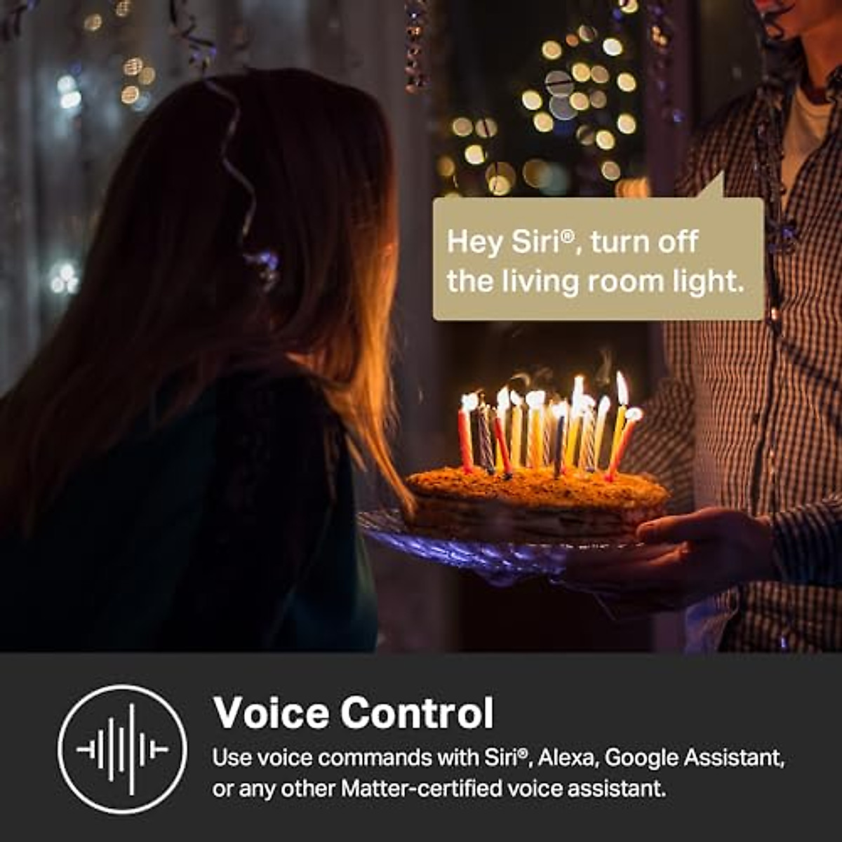 Kasa Matter Smart Light Switch: Voice Control w/Siri, Alexa & Google Assistant | UL Certified | Timer & Schedule | Easy Guided Install | Neutral Wire Required | Single Pole | 2.4GHz Wi-Fi | KS205