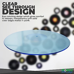 Acrylic Turntable Mat-Platter Vinyl Slipmat for 12 Inches LP Players-Reduced Noise & Improves Sound Quality & Provides Tighter Bass-Anti Static Record Player Mat.