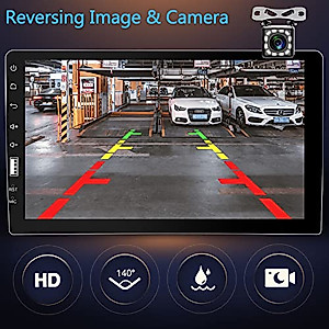 Single Din Apple Carplay Car Stereo with Android Auto, podofo 9" HD Touchscreen Bluetooth Car Radio Supports FM/AM Radio Mirror Link SWC,Car Audio Receivers with Backup Camera/External Mic/USB