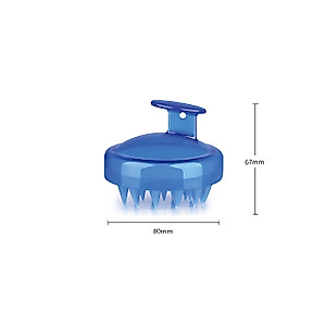 Vybrush U Shaped Toothbrush Kids 2-6 Whole Mouth Infant Toothbrush with 360° Food Grade Silicone Head and a Shampoo Toddler Brush Massager in Cool Pink & Blue Heart Styles in a Giftable Pack