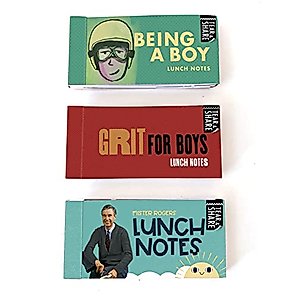 Lunch Box Notes for Boys Bundle - 3 Packs of 20 Unique Inspirational, Motivational and Kindness Note Cards