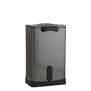 Household Essentials TK10XL-1 Trash Krusher 50L, 50 Liter, Black Stainless