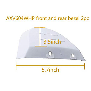 2023 𝙐𝙥𝙜𝙧𝙖𝙙𝙚 AXV417WHP Pool Cleaner Pod Swing Kit,AXV604WHP Front and Rear Bezels, White AXV414P Pod Shoes Compatible with Hayward Navigator Pool Vac Ultra Pool Cleaner Parts