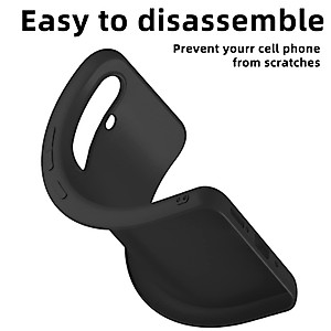 X-level Samsung Galaxy A54 5G Case Slim Fit Soft TPU Super Ultra-Thin [Guardian Series] A54 5G Phone Back Cover Light Protective Matte Finish Coating Case Compatible Samsung A54 5G-Black