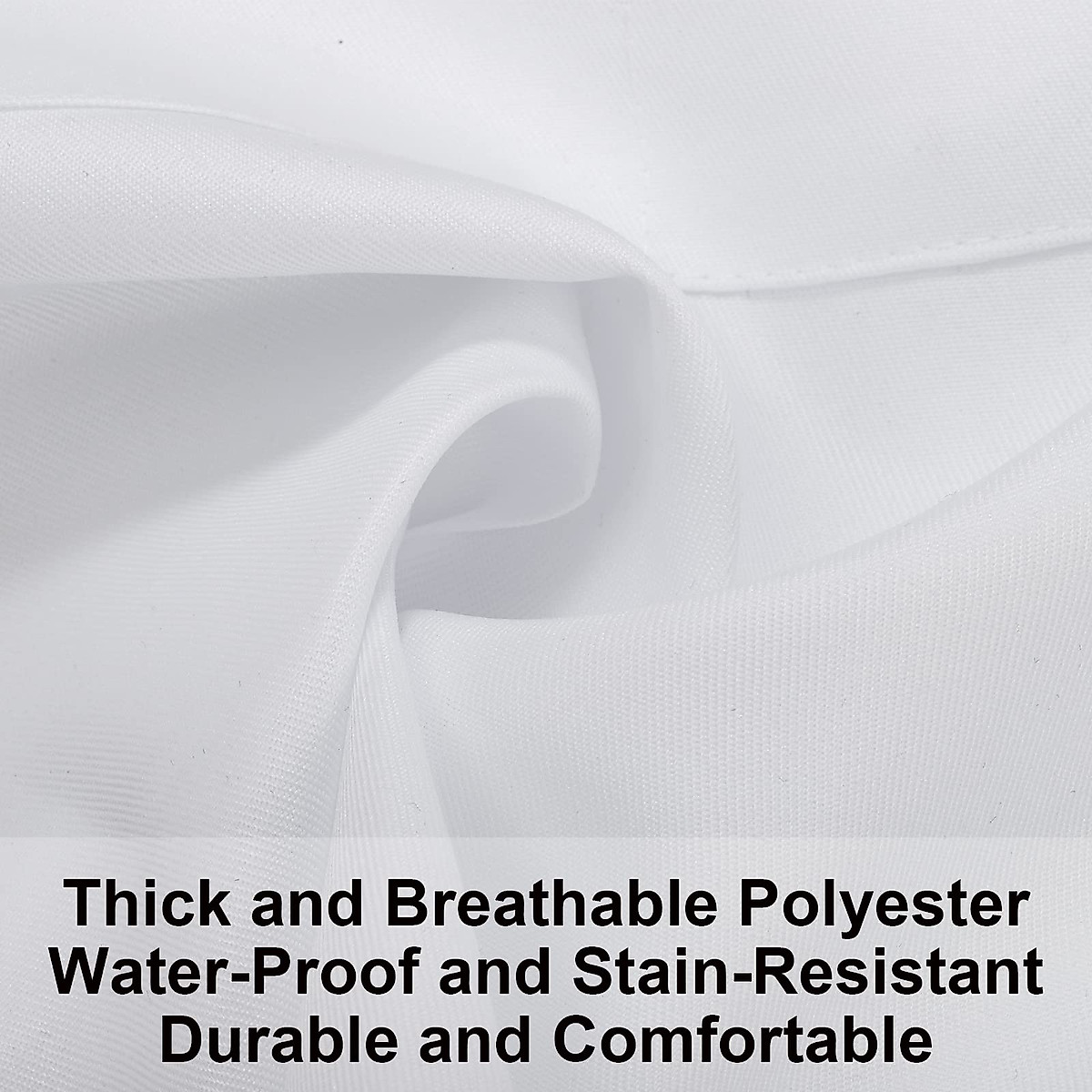 DEAYOU 12 Pack Children Apron Adjustable, White Child Apron with Pocket, Child Painting Chef Apron, Small Plain Bib Aprons for Girl, Boy, Kids, Youth, Cooking, Baking, Kitchen, Art and Crafts Making