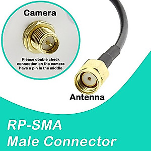 Crystal Vision Premium HD Wireless Camera Antenna Extension for Crystal Vision, Lorex, Funlux, XmartO, Reolink, Annke, Zosi, A-Zone, Smonet, Zmodo