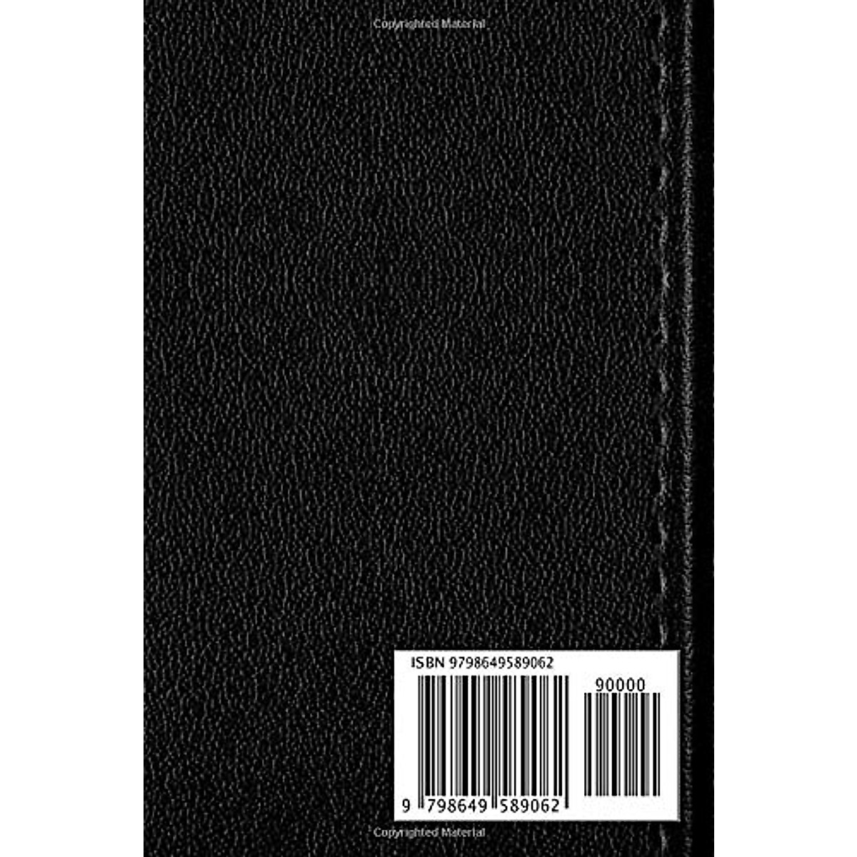 Address Book: Small Black Address Book for Men (4 x 6) - Paperback - Leather Look - Pocket Sized - Printed Alphabetical Tabs - Contact Organizer - ... Telephone Number, Email Address & Notes