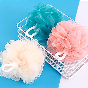 10 Pack Loofah Bath Sponge,Small Size Colorful Loofahs,Soft Exfoliating Shower Lufa,Mesh Bath and Shower Sponge for Kids and Adults