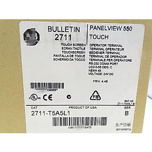 2711-T5A5L1 PanelView 550 2711-T5A5L1 Touch Panel Sealed in Box 1 Year Warranty Fast