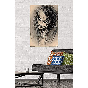 Trends International The Dark Knight Sketch Wall Poster 22.375" x 34"