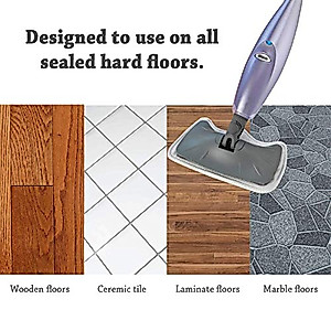 ConPus Mop Pads SK140, For Shark Steam Mop SK Series Compatible Model SK140 SK410 SK460 S1000 S1000A S3101 S3251 SK141 SK3102 SK3251 SK435 SK435CO S3102 S3250 Replacement Flat Microfiber Cloth