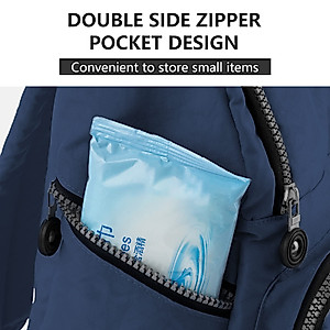 01 02 015 Diaper Bag, Waterproof Lightweight Size Diaper Bag Backpack Fashionable Diaper Bag Durable Wear‑resistant for Milk Powder Cans