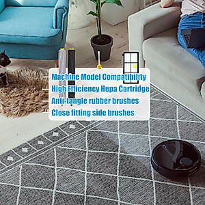 Replacement Parts for iRobot Roomba 800 900 Series 805 860 870 871 880 890 960 980 985 Vacuum Cleaner Accessories,10 HEPA filters, 10 side brushes, 3 roller brushes