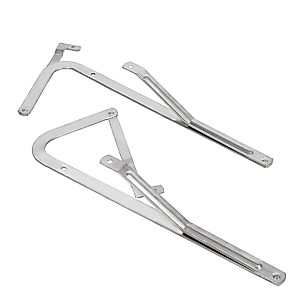 Attic Ladder Spreader Hinge Arms Replacement Kit for Werner 55-1 2006 and Older - (Pair)