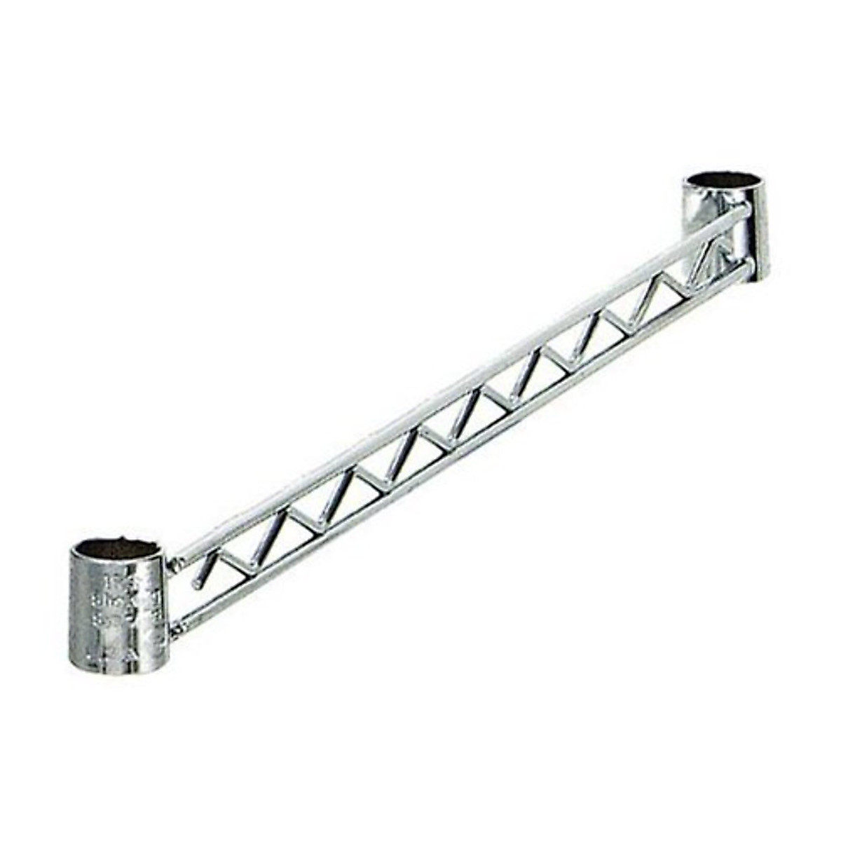 Quantum Food Service Hang Rail, 36', Stainless Steel, for Wire Shelving Units