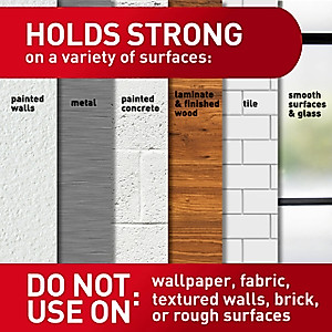 Command Medium and Large Picture Hanging Strips, Damage Free Hanging Picture Hangers, No Tools Wall Hanging Strips for Living Spaces, 12 Medium Pairs and 16 Large Pairs (Pack of 1)