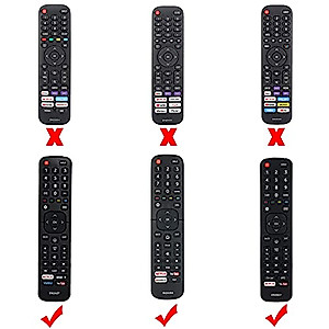 CHUNGHOP Protective Silicone Remote Case for Hisense EN2A27 ERF2K60H EN2H27B EN2H27HS EN2H27D ER-31607R ER-22655HS Cover Kids-Friendly Shockproof Anti-Lost Washable with Lanyard（Glow in Dark Blue）
