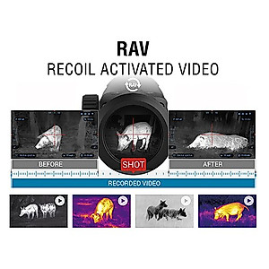 ATN ThOR 4 1.25-5x, 384x288, Thermal Rifle Scope w/Ultra Sensitive Next Gen Sensor, WiFi, Image Stabilization, Range Finder, Ballistic Calculator and IOS and Android Apps , Black