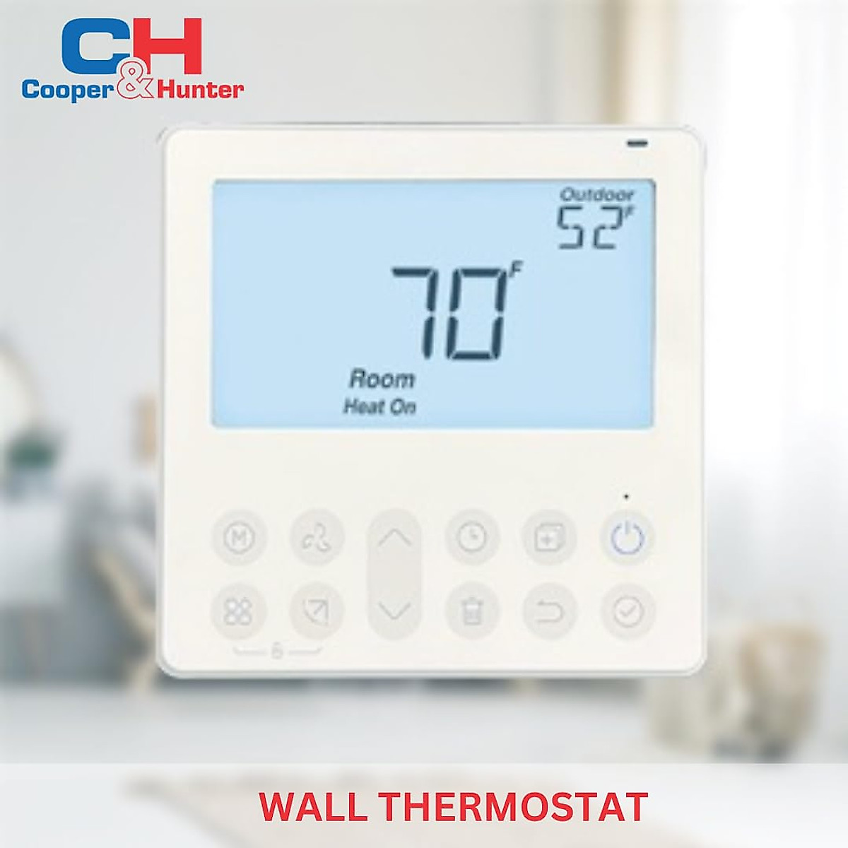 Cooper&Hunter Hyper Heat 24,000 BTU 2 TON Central Mini Split AC Air to Air Heat Pump System with Multi Position Air Handler Unit Including 25ft Installation Kit