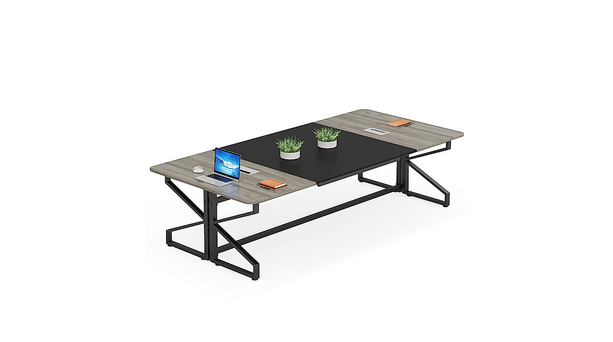 Tribesigns 8FT Conference Table for Meeting Rooms and Offices