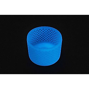 BottleArmor Protective Silicone Boot Sleeve for Hydro Flask Water Bottles with DropShield Technology… (Small (fits 12oz to 24oz), Ice (Glows Blue))