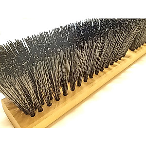 American Select Tubing 24” Rough-Surface Push Broom Head with Broom Brace (Case of 12)