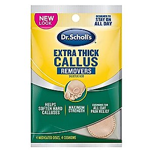 Dr. Scholl's Extra Callus Removers, Extra Thick Pads, 4 Count