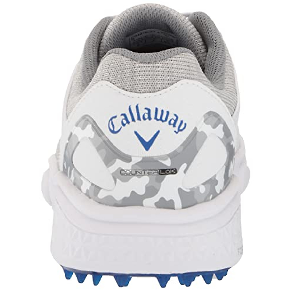 Callaway Men's Coronado v2 SL Golf Shoe, White/Grey, 11