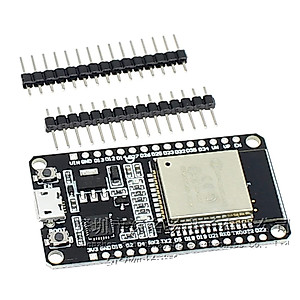 JacobsParts ESP32 ESP-WROOM-32 ESP-32S Development Board Arduino 2.4GHz WiFi & Bluetooth (Unsoldered Pin Headers)