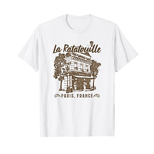 Disney Pixar Ratatouille Paris, France Vintage Restaurant T-Shirt