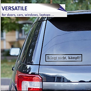 INDIGOS UG Car Sticker - Bumper - Decal - JDM - Die Cut - Trinity Sign Religious God Truck Fenster Sticker - Silver - 96mm x88mm