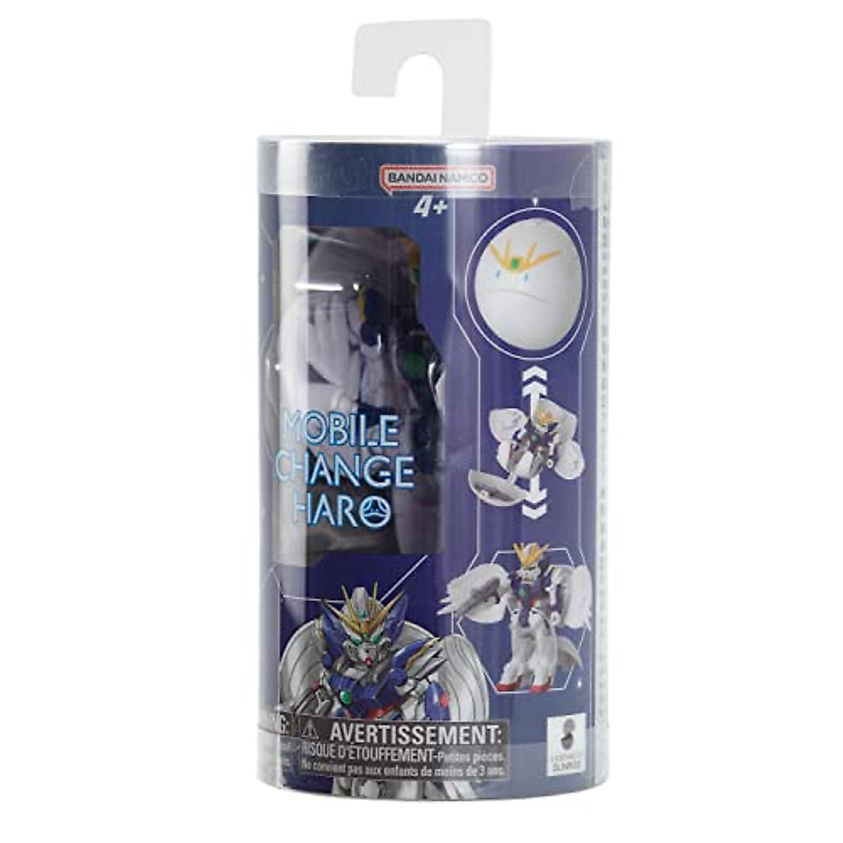 Bandai Namco - Gundam - Wing Gundam Zero (EW), Mobile Change HARO 3.5" Action Figure