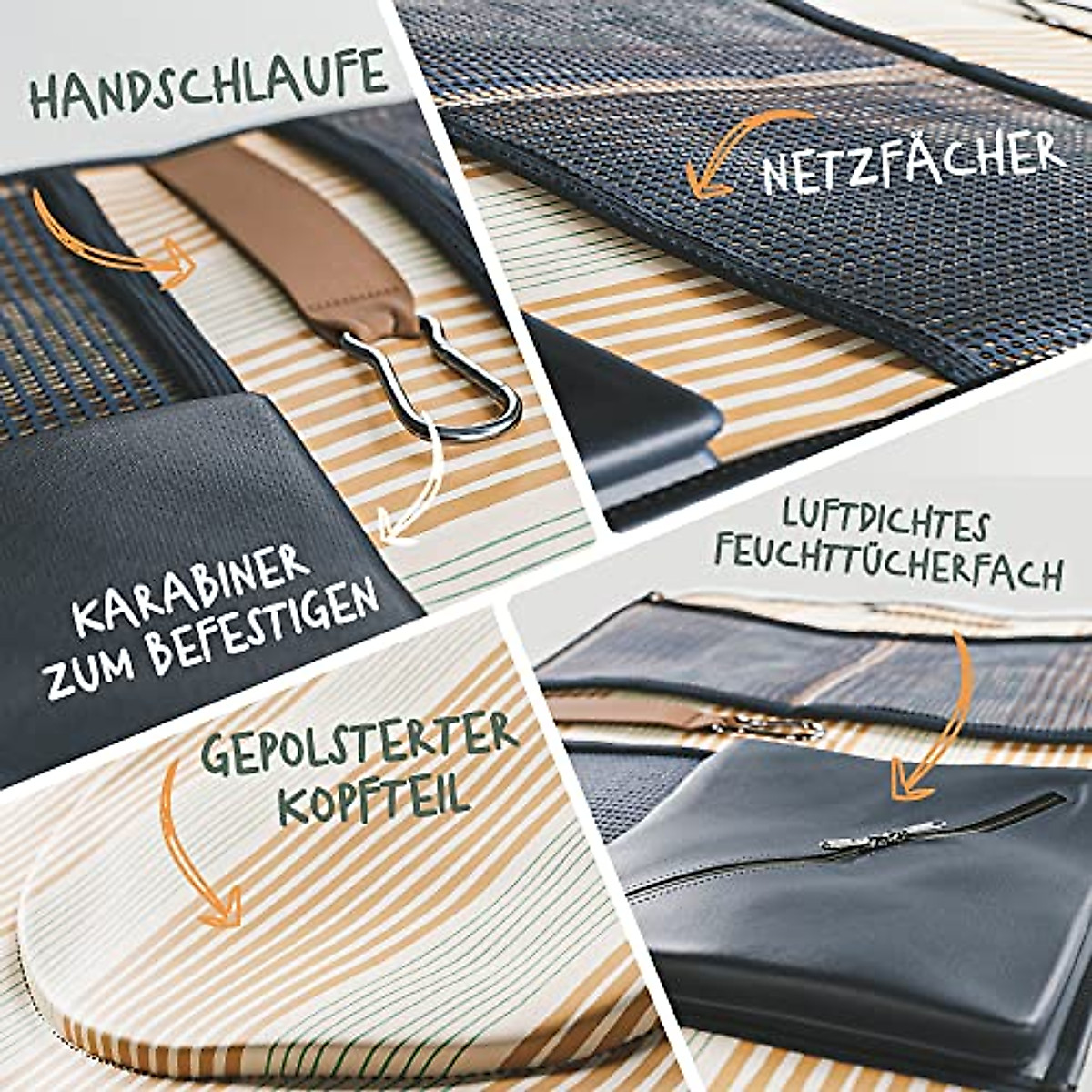 munimu® Portable Baby Diaper Changing Pad – Stylish Travel Changing Mat Bag with 5 Pockets & Adjustable Strap Converts into an XXL Waterproof Changing Pad – Portable Changing Pads, Anthracite