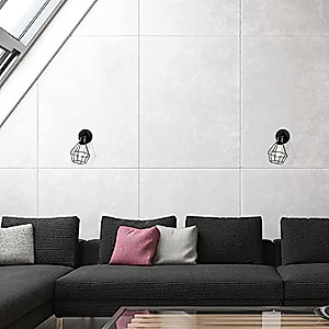 Globe Verdun 1 Matte Black Wall Sconce