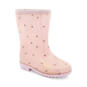 carter's Girls Nina Rain Boot, Pink, 9 Toddler